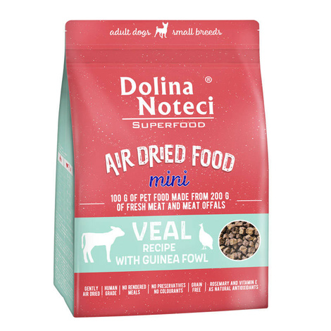 Dolina Noteci Superfood MINI danie z cielęciny z perliczką karma suszona dla psa 1 kg - sklep ...